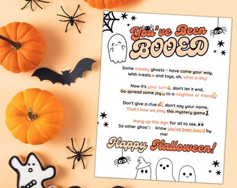 Youve Been Booed, Weve Been Booed, Halloween Printable, Halloween Gift ...