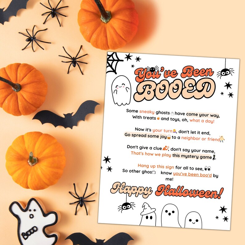 You've Been Booed, We've Been Booed, Halloween Printable, Halloween ...