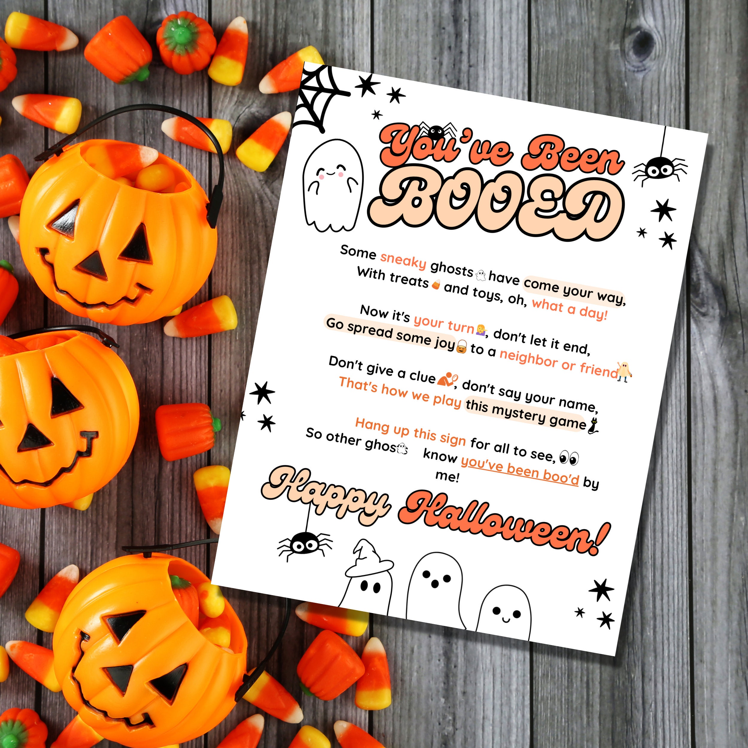 You've Been Booed, We've Been Booed, Halloween Printable, Halloween ...