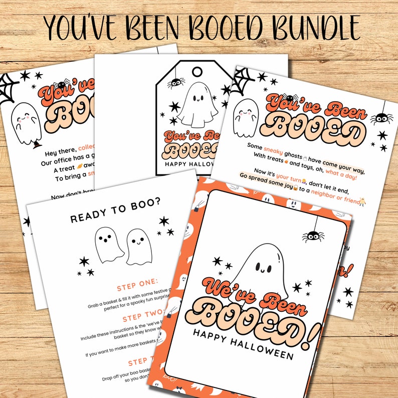 You've Been Booed, We've Been Booed, Halloween Printable, Halloween ...
