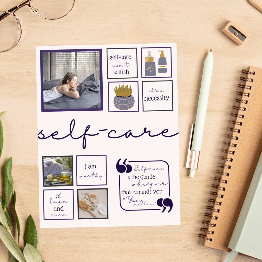 Vision Board, Visionboard Kit, Self Care, Manifestation Journal, Self ...