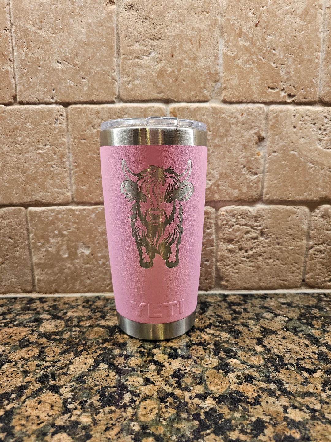 HIGHLAND Cow-stainless Steel Powder Coated Yeti Tumbler-cup-travel Mug ...