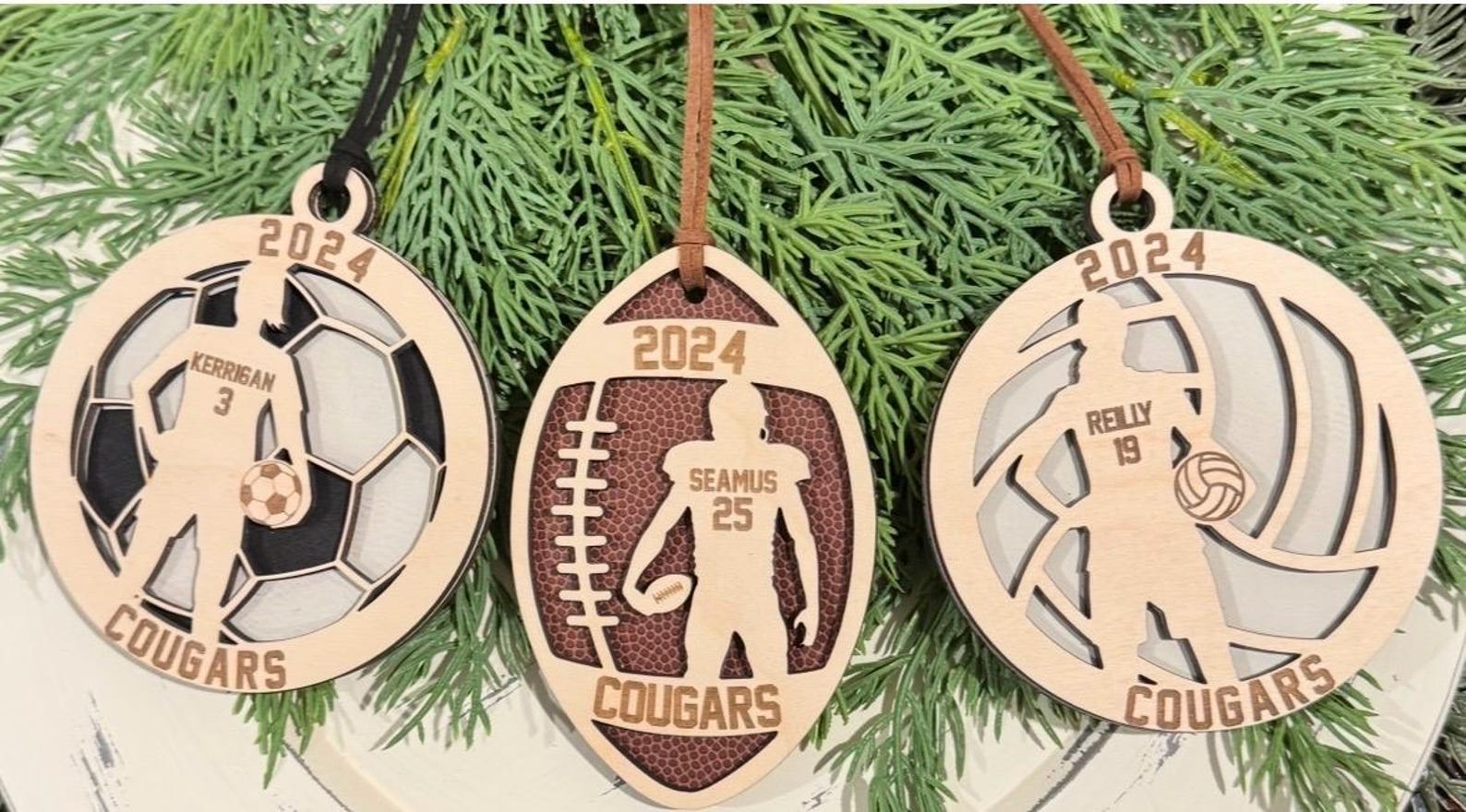 Soccer Player Christmas Ornament SVG DXF | Digital Download ...