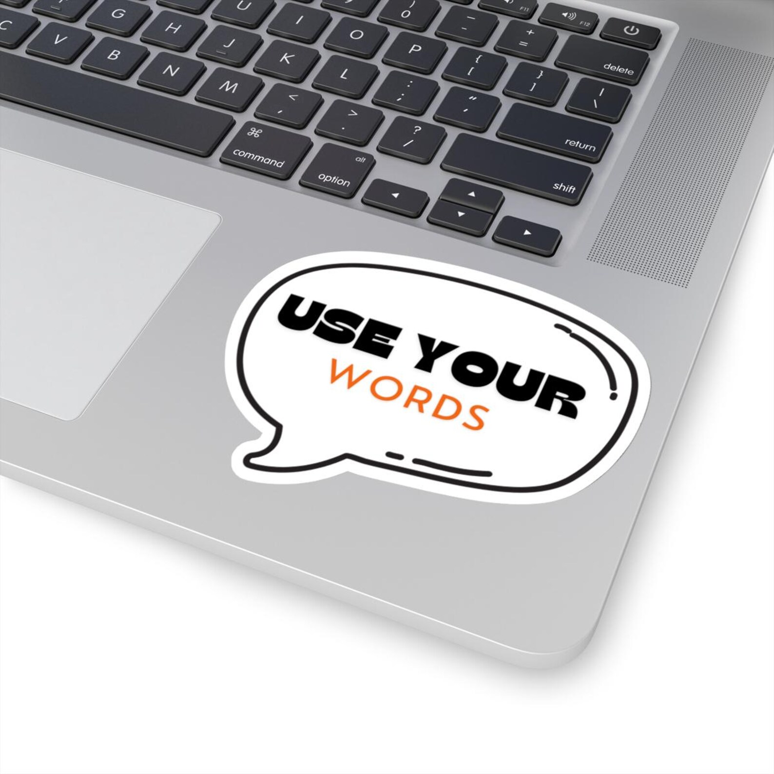 Funny Speak Sticker, Expressive Notebook Decal, Humorous Phone Sticker ...