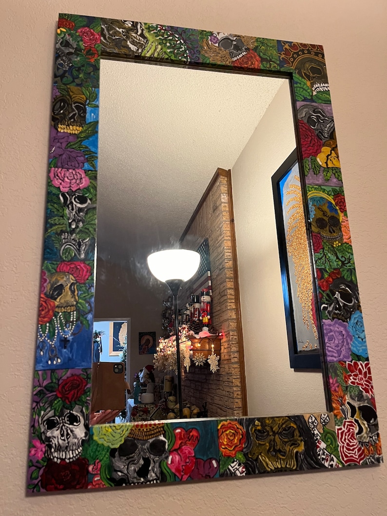 Skeleton Mirror - Etsy