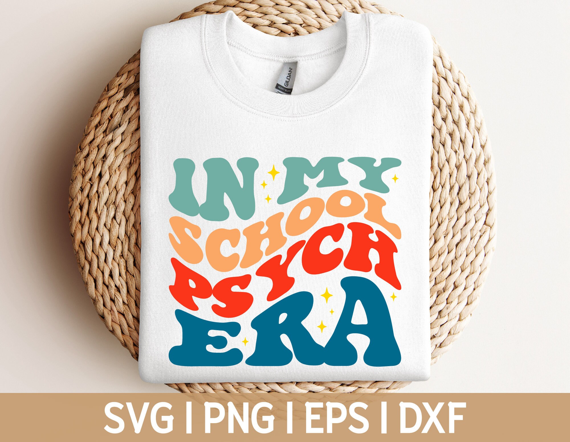 In My School PSYCH Era Svg, Wavy Retro Svg, in My Teacher Era Png ...