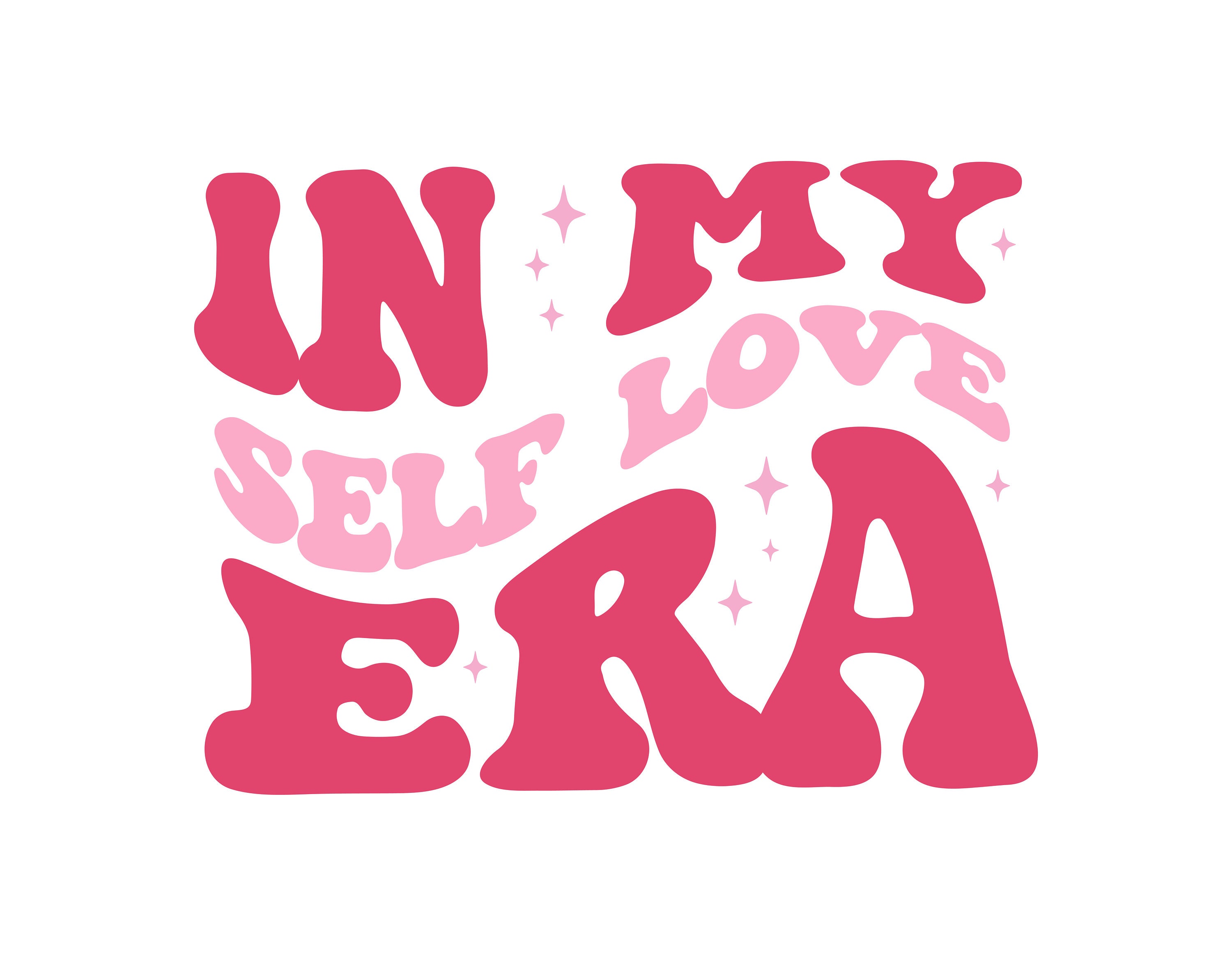 In My Self Love Era SVG Retro Groovy Design Motivation Love Quote Svg ...