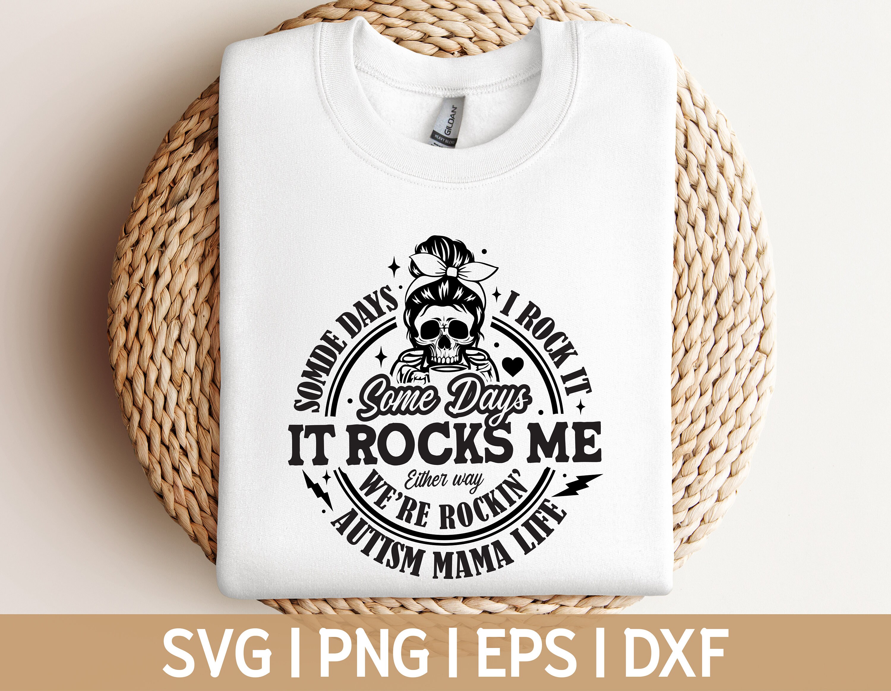 Autism Mama Life Svg Some Days I Rock It Some Days It Rocks Me Svg ...