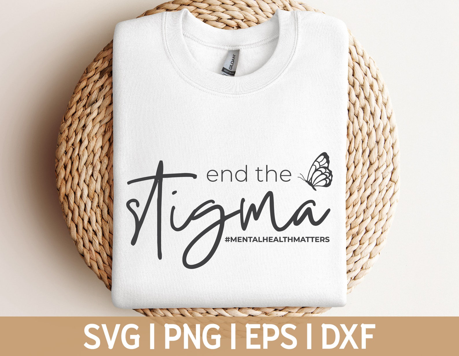 End the Stigma Svg, Mental Health Svg, Are U Okay Svg, Ribbon Svg ...