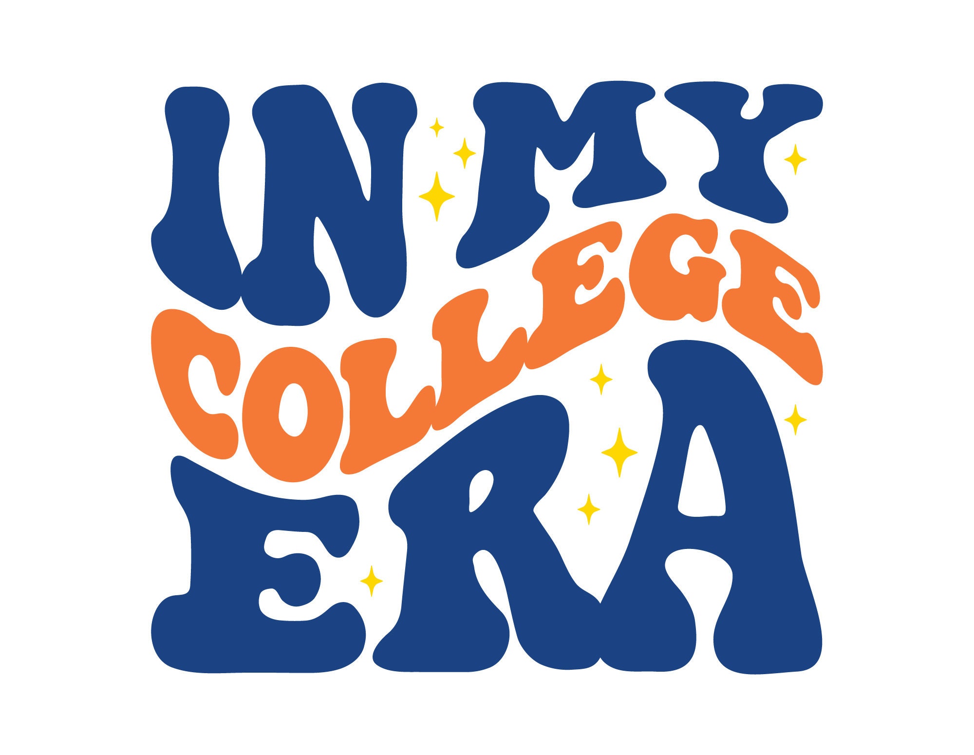In My College Era SVG, College Svg, College Shirt, Era Svg, Eras, Wavy ...