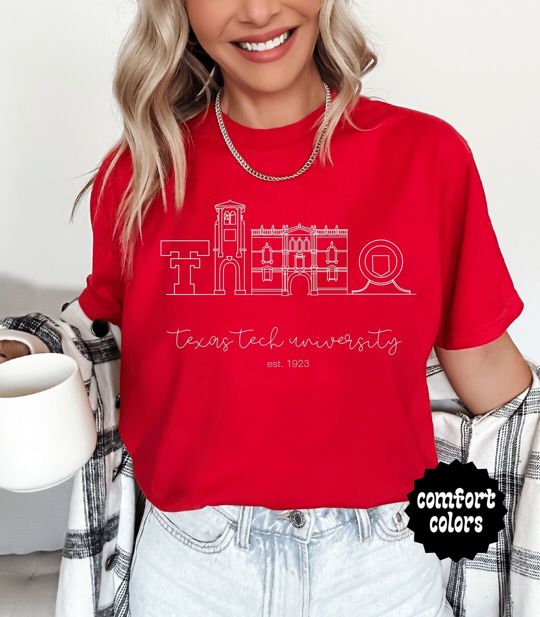 Texas Tech Game Day Shirt Comfort Colors Tech Campus T-shirt Wreck Em ...