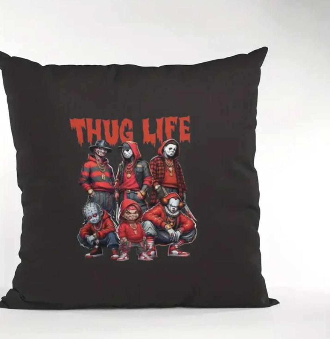 Thug Life Horror Movie Iron on Transfer Stickers. DIY Halloween ...