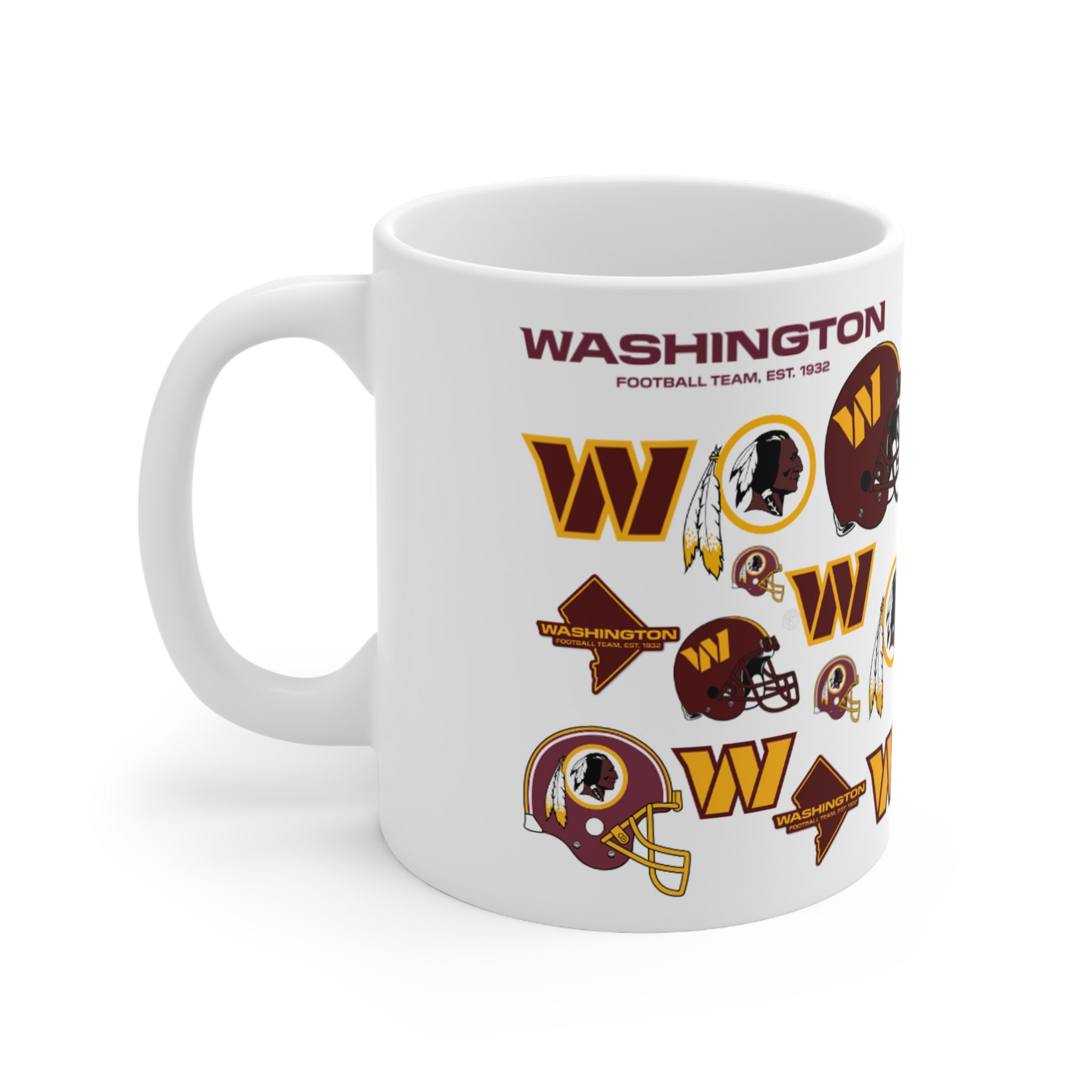 Washington Football Team Coffee Mug Washington Football Team Mug ...