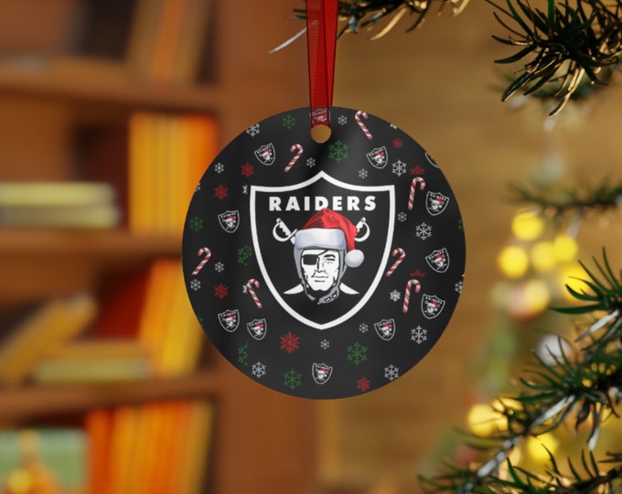 Wood Christmas Tree Las Vegas Raiders Wooden Christmas Decor - Etsy
