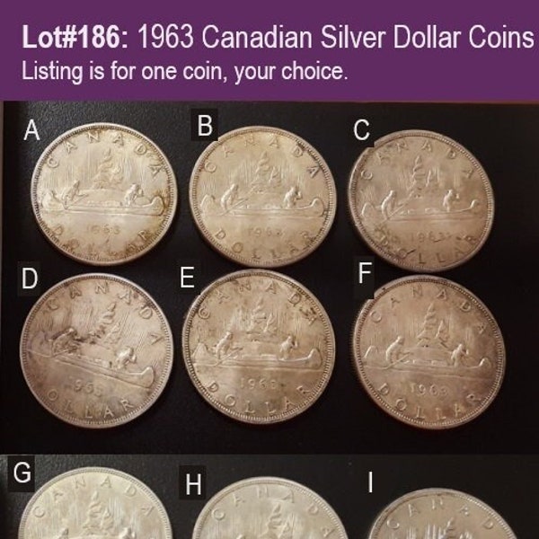 Canadian Silver Dollar Coin - Etsy Canada