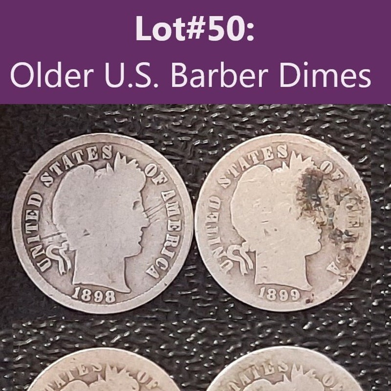 Barber Dime - Etsy