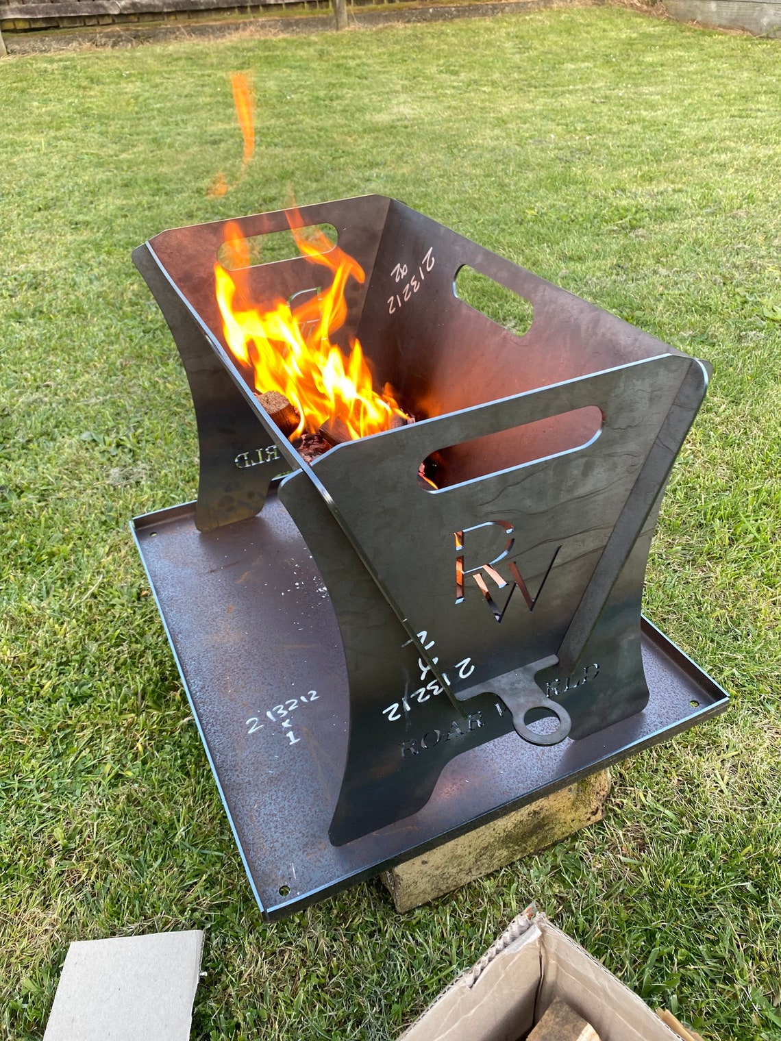 Flat-pack Portable Fire Brazier - Etsy