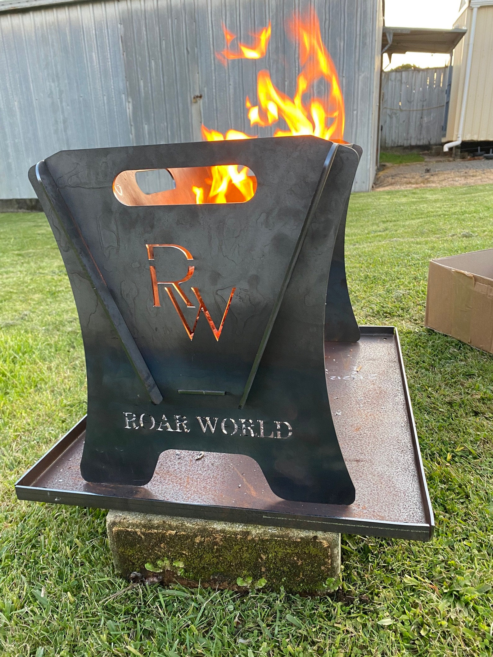 Flat-pack Portable Fire Brazier - Etsy