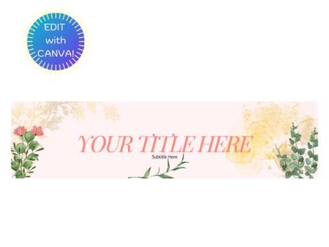 Digital Banner (etsy Compatible) - Etsy