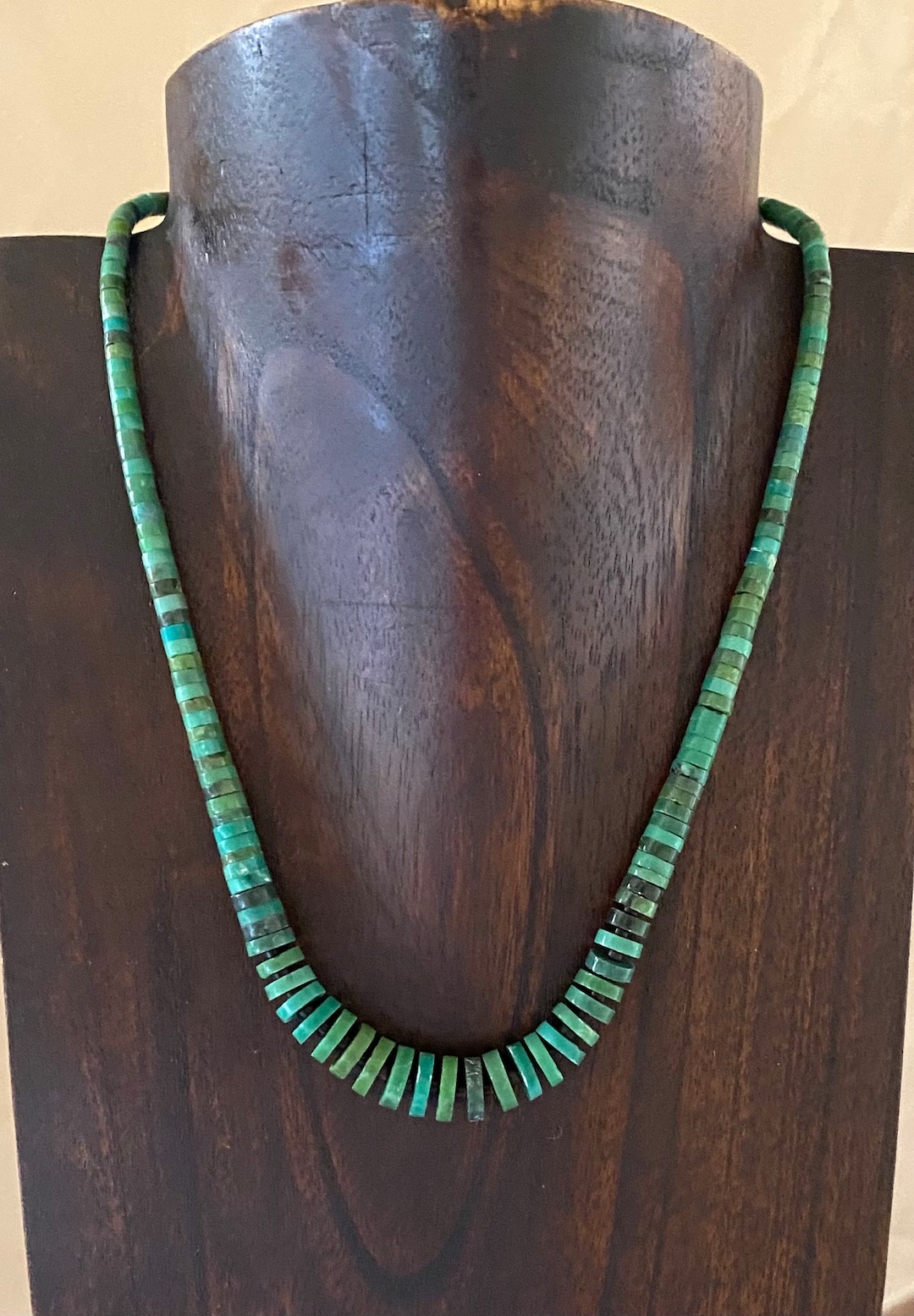 Nevada Green Turquoise & Pin Shell Necklace - Turquoise Sterling Silver ...