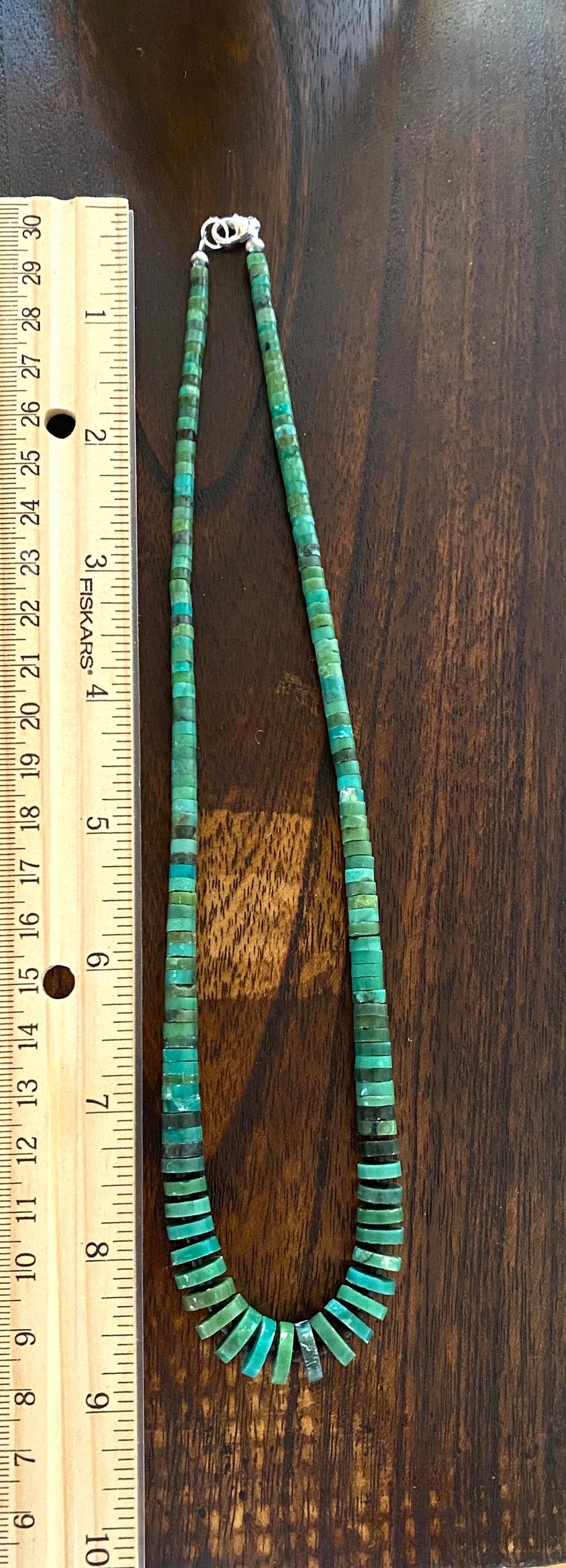 Nevada Green Turquoise & Pin Shell Necklace - Turquoise Sterling Silver ...