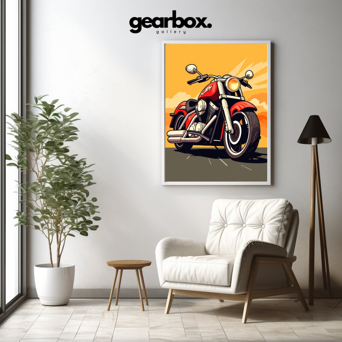 Retro Style Kawasaki Vulcan Bike Poster, Kawasaki Vulcan Bike Print ...