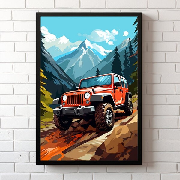 Jeep Poster - Etsy