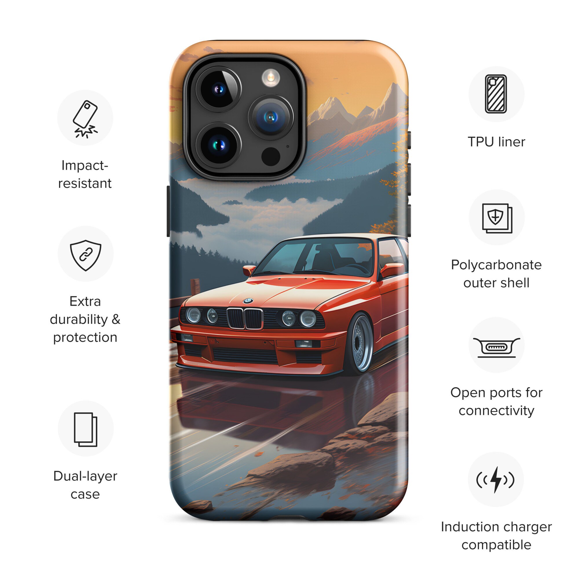 BMW E30 M3 Tough Case for Iphone® BMW, M3, E30, BMW iPhone Case - Etsy