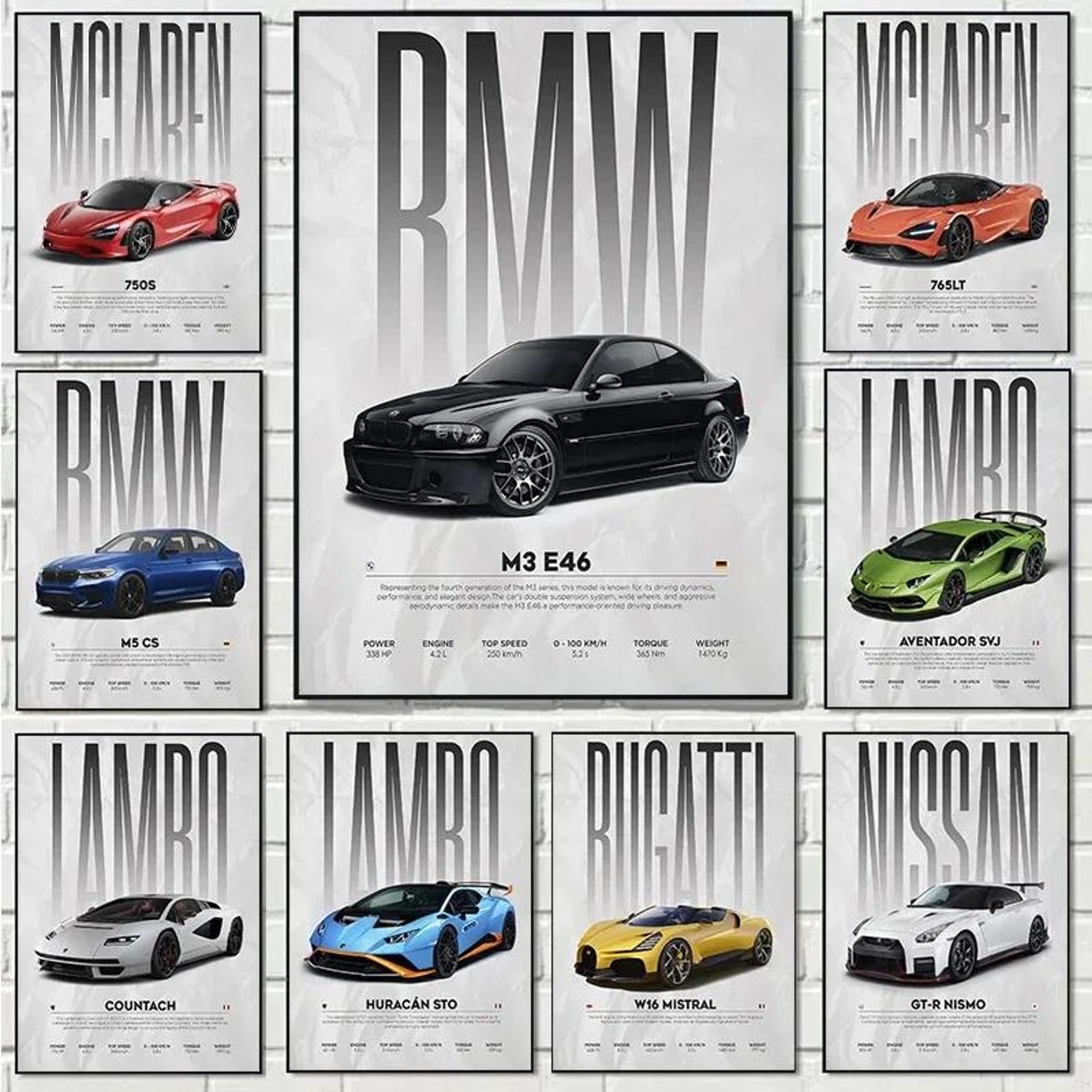 Mclaren P1 Poster Stunning High-quality Print of the Iconic Hypercar ...