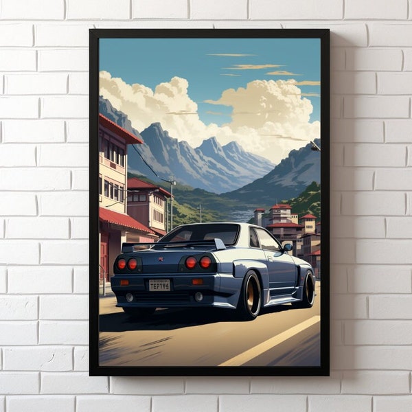 Japanese Style Car Posters - Etsy