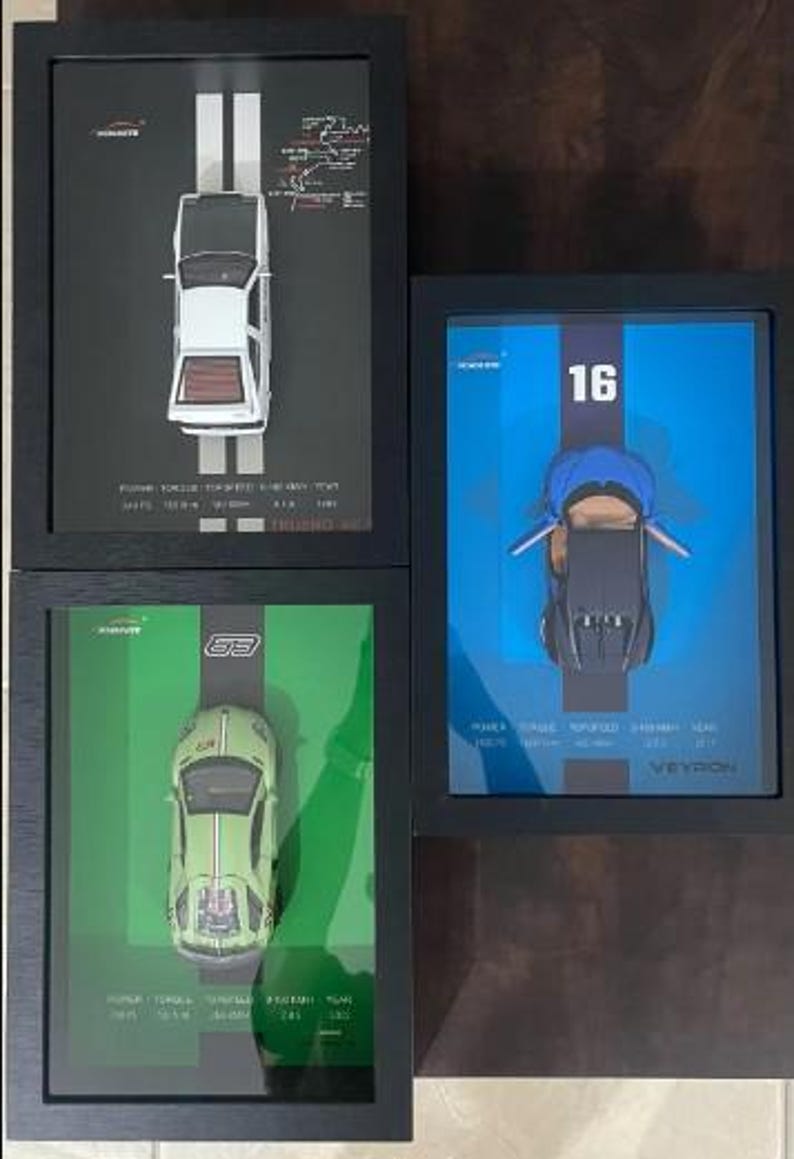 Chevrolet Camaro 1:32 Diecast Model Photo Frame Alloy Metal Sports Car ...