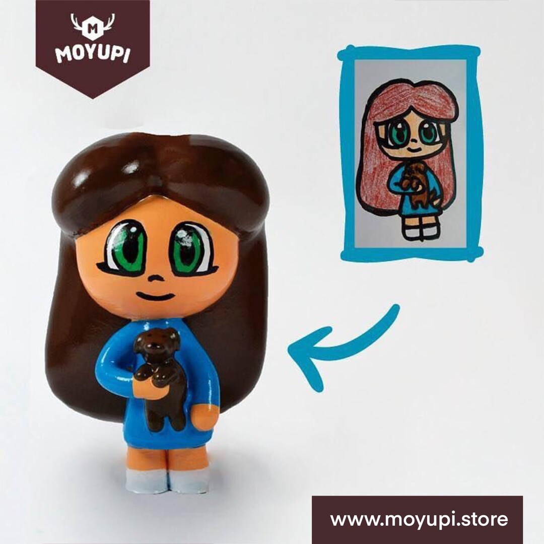 Turn Kids' Drawings Into Amazing Figurines - Etsy