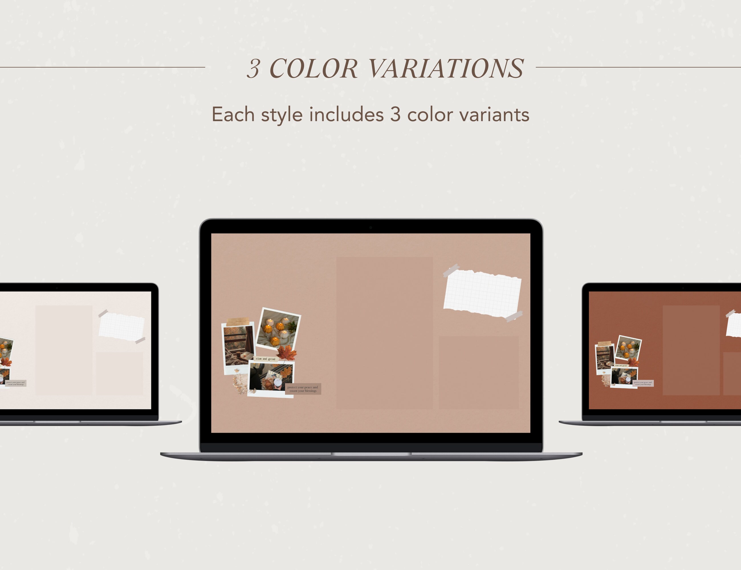 AUTUMN THEMED Desktop Organizer Wallpapers | Minimalistic & Boho ...