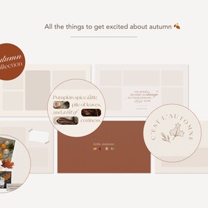 AUTUMN THEMED Desktop Organizer Wallpapers | Minimalistic & Boho ...