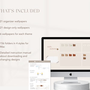 AUTUMN THEMED Desktop Organizer Wallpapers | Minimalistic & Boho ...