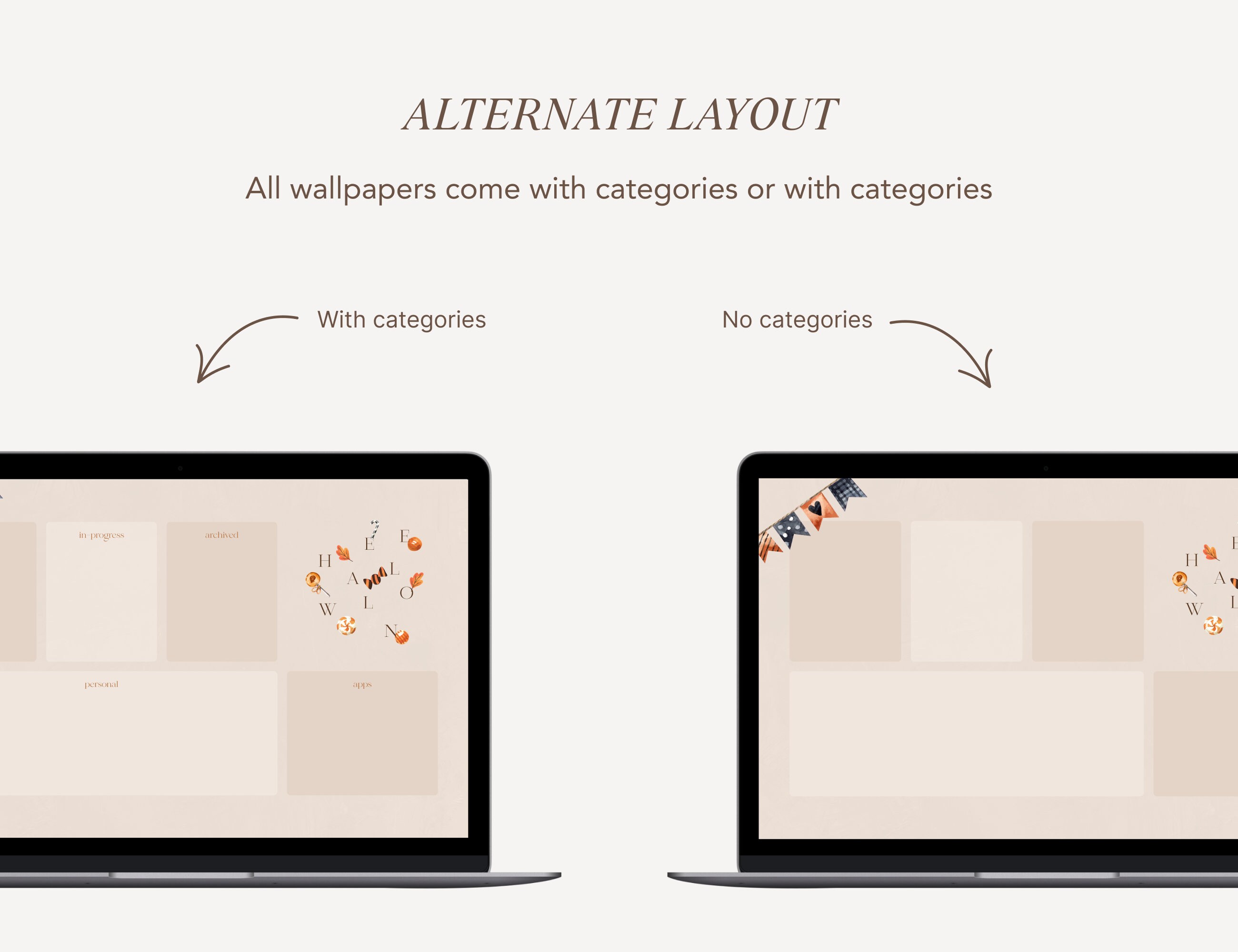 HALLOWEEN Desktop Organizer Wallpapers | Aesthetic Background for Mac ...