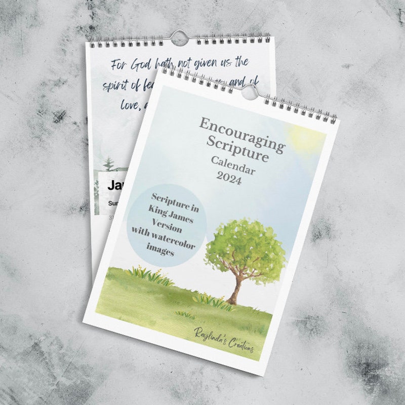 Scripture Calendar - Etsy