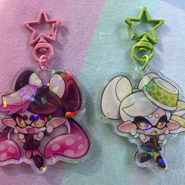 Splatoon Callie and Marie Keychains - Etsy