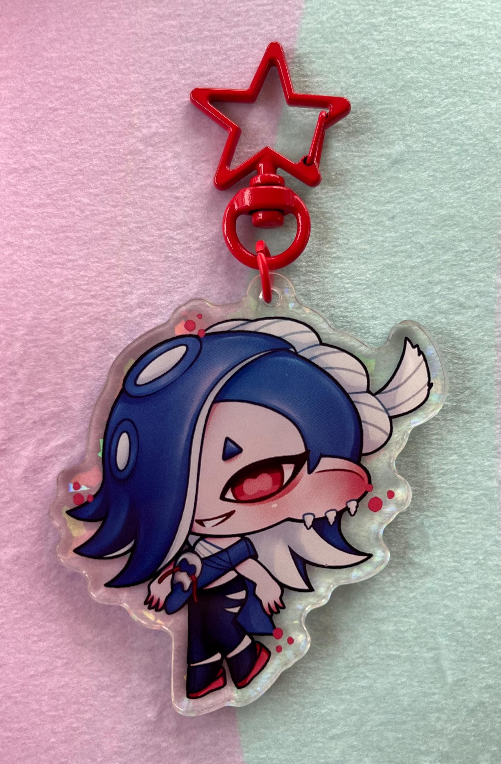 Splatoon Deep Cut Frye, Shiver, and Big Man Acrylic Keychain Charm - Etsy