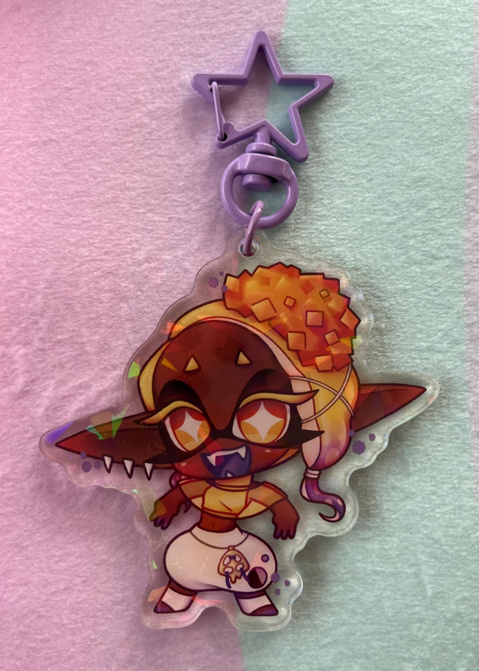 Splatoon Deep Cut Frye, Shiver, and Big Man Acrylic Keychain Charm - Etsy