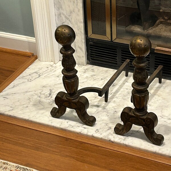 Fireplace Andirons - Etsy
