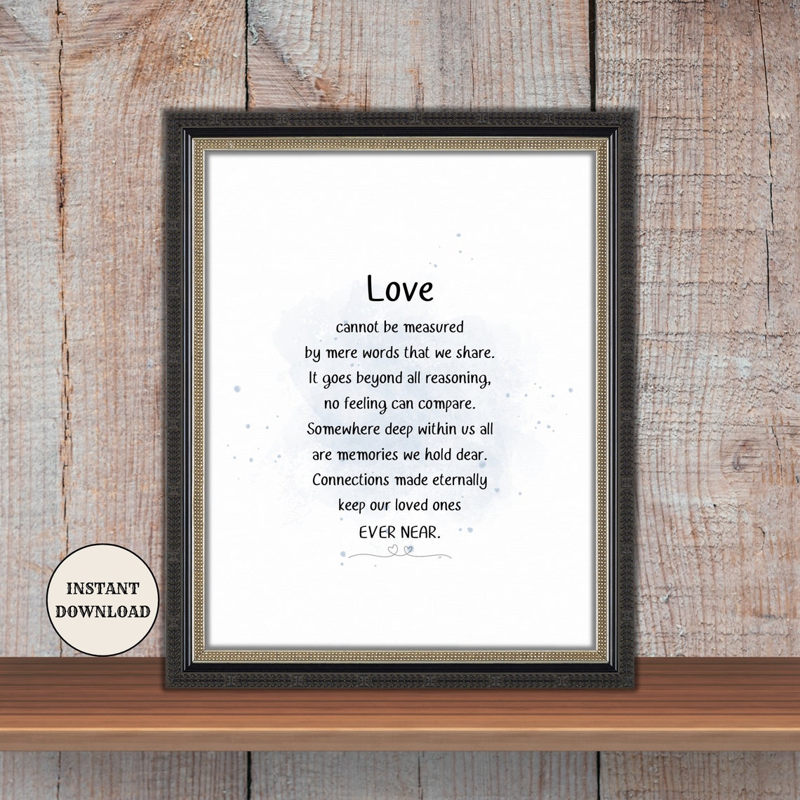 Remembrance of Loved Ones, Printable in Memory Poem, Inspirational ...