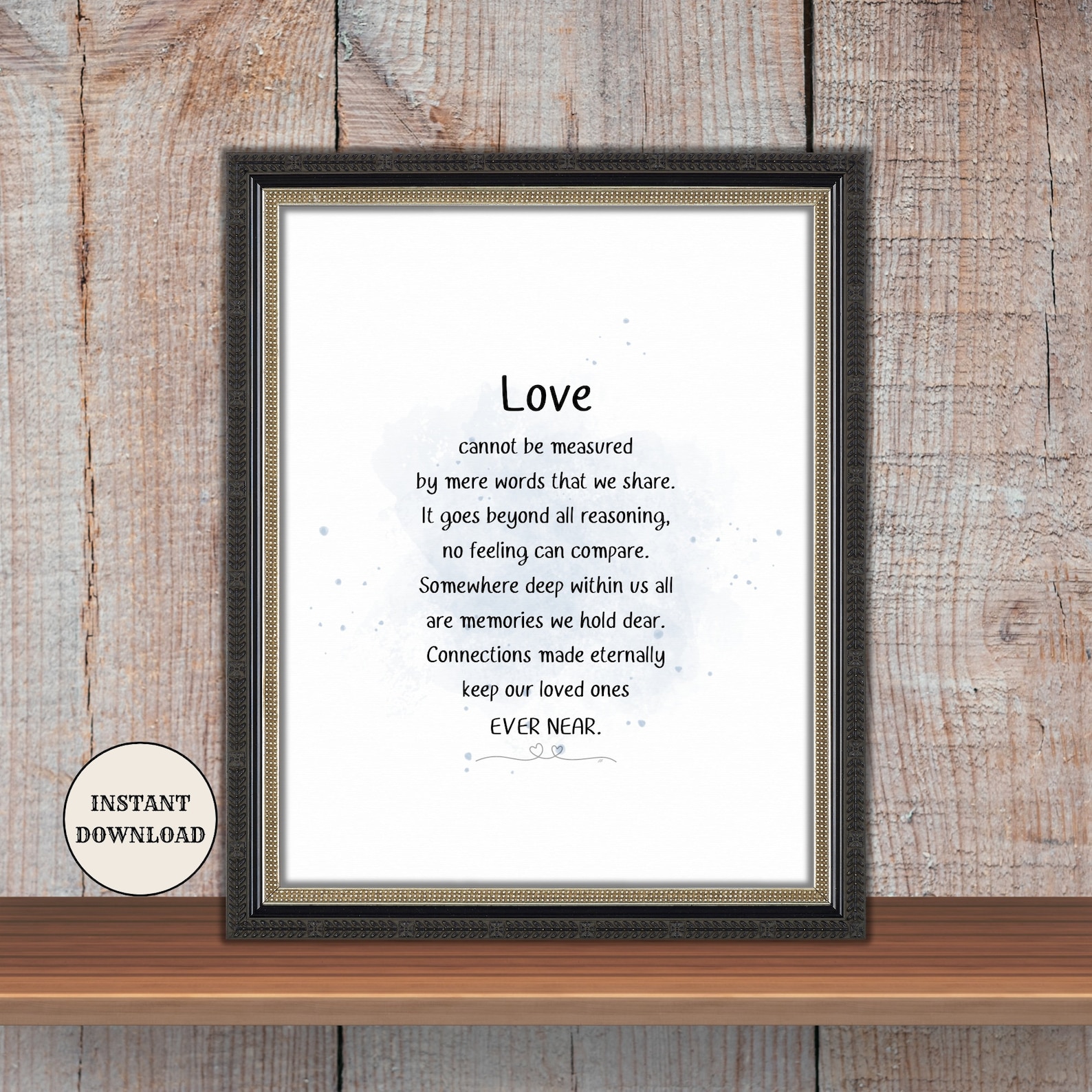Remembrance of Loved Ones, Printable in Memory Poem, Inspirational ...