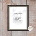 Family Rules Printable Poem: Home Decor Christian House Rules 8x10 ...