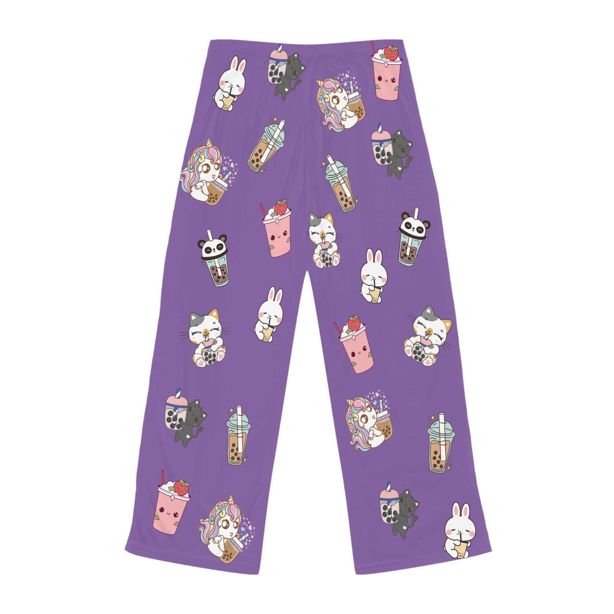Boba Pattern Pajama Pants, Cute Boba Pants, Anime PJ, Anime Pajamas ...