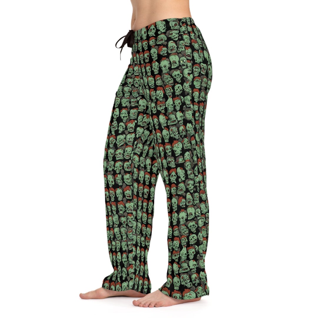 Zombie Horde Women's Pajama Pants Horror, Emo, Goth, Emo Pants, PJ ...