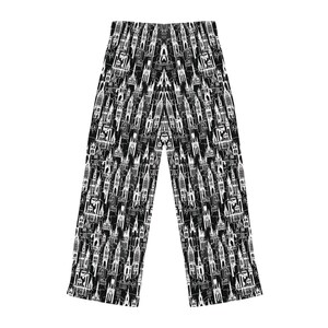 Gothic City Pattern Women's Pajama Pants Gothic, City, Emo, Goth, Emo ...