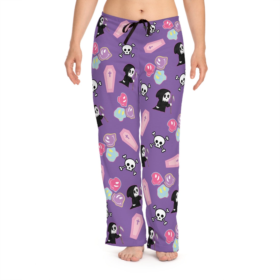 Grim Reaper Pajama Pants, Emo Pants, Goth Pants, Goth Pajamas, Emo ...