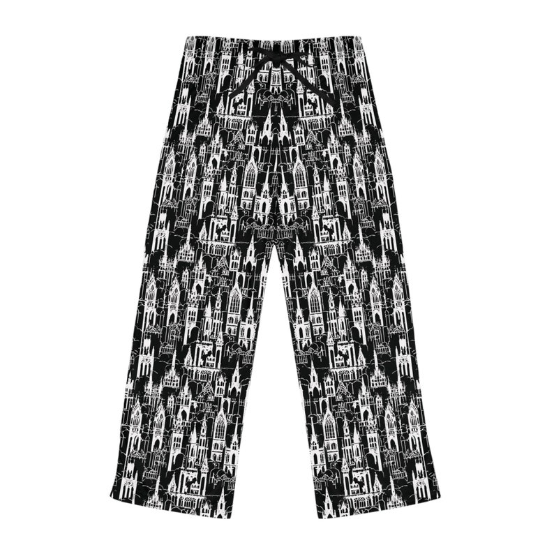 Gothic City Pattern Women's Pajama Pants Gothic, City, Emo, Goth, Emo ...