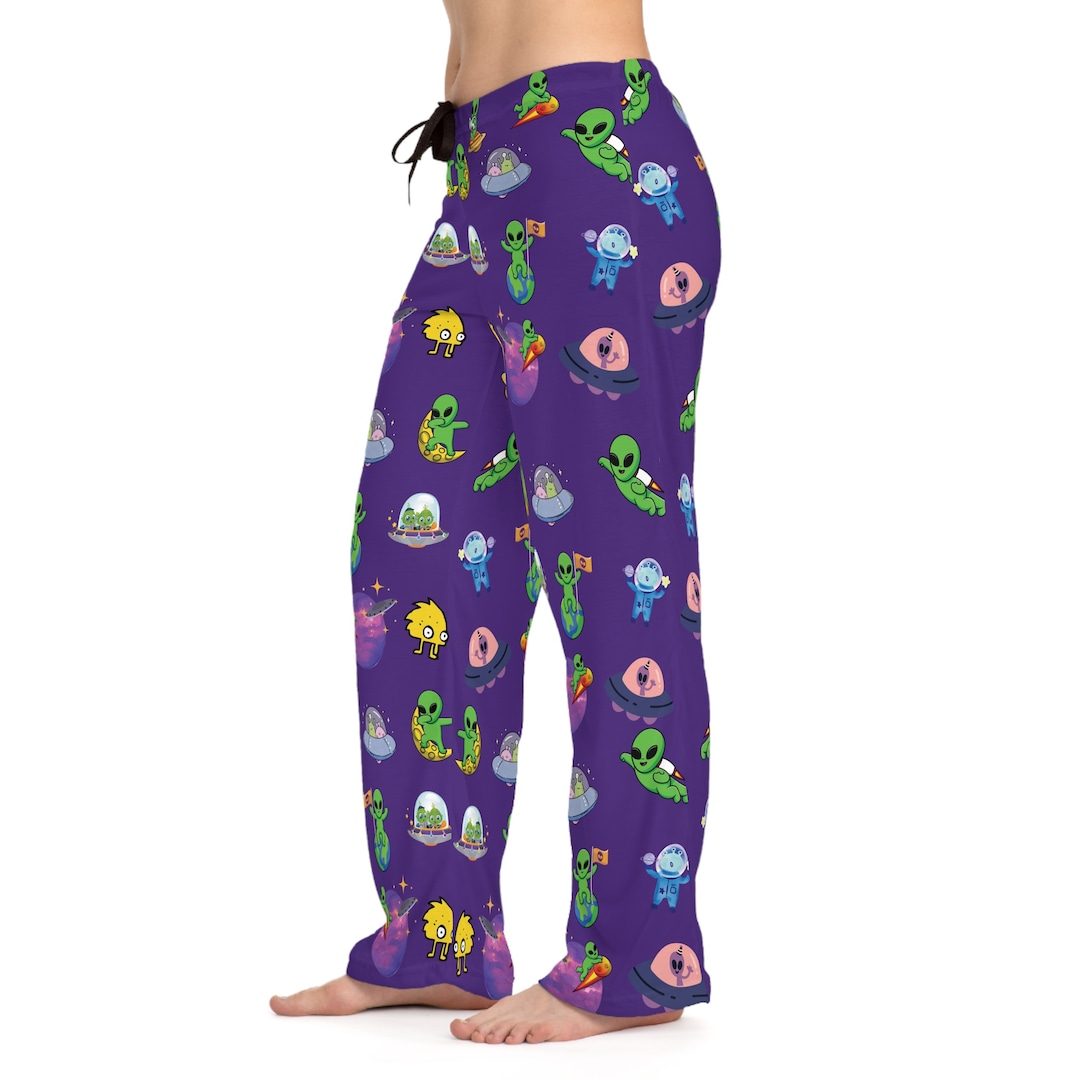 UFO Aliens Women's Pajama Pants UFO, Alien, Xenomorph, Cute Pajama ...